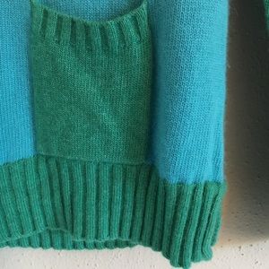 Sundance | Sweaters | Sundance Catalog Blue Green Pocket Sweater | Poshmark
